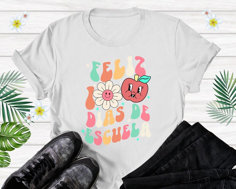 100 Days Spanish Teacher PNG, 100 Days of School PNG, Back to School ...