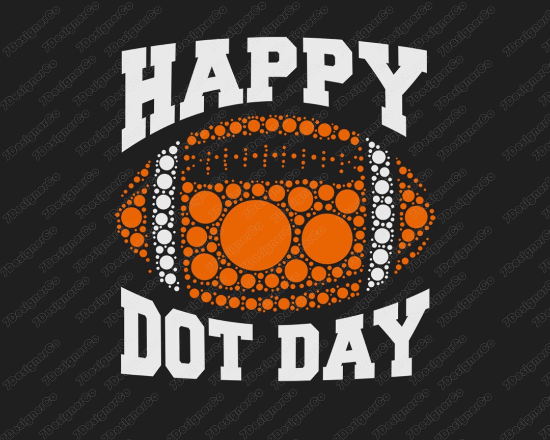 Dot Day Football 2024 PNG (digital Download) - Etsy