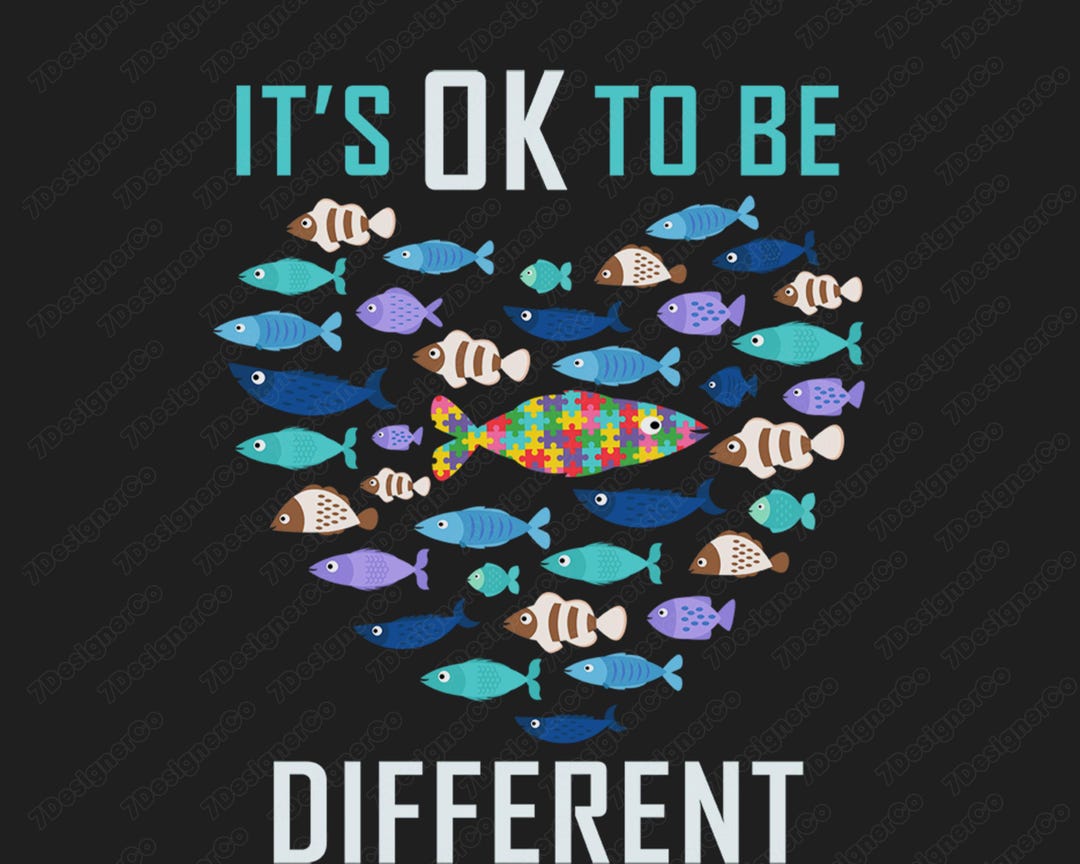Autism Awareness Fish PNG: Teacher Design (digital Download) - Etsy