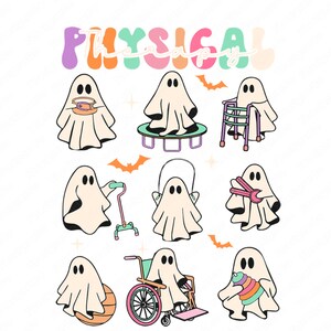 Physical Therapy Ghost PNG, Halloween Spooky Season (digital Download ...