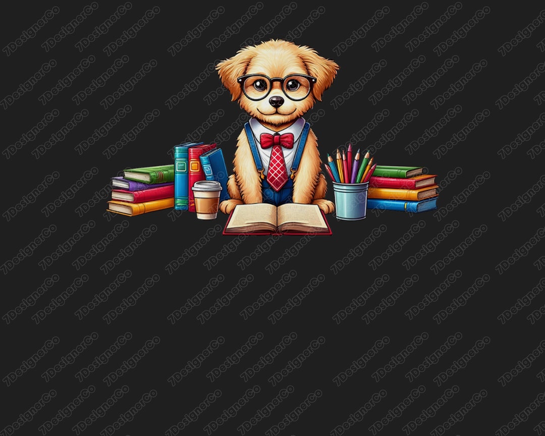 Dogs Student PNG, Back to School PNG, School PNG, First Day of School ...