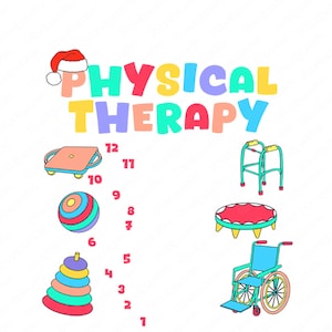 12 Days of Physical Therapy Png, Merry Christmas Png, Christmas Family ...