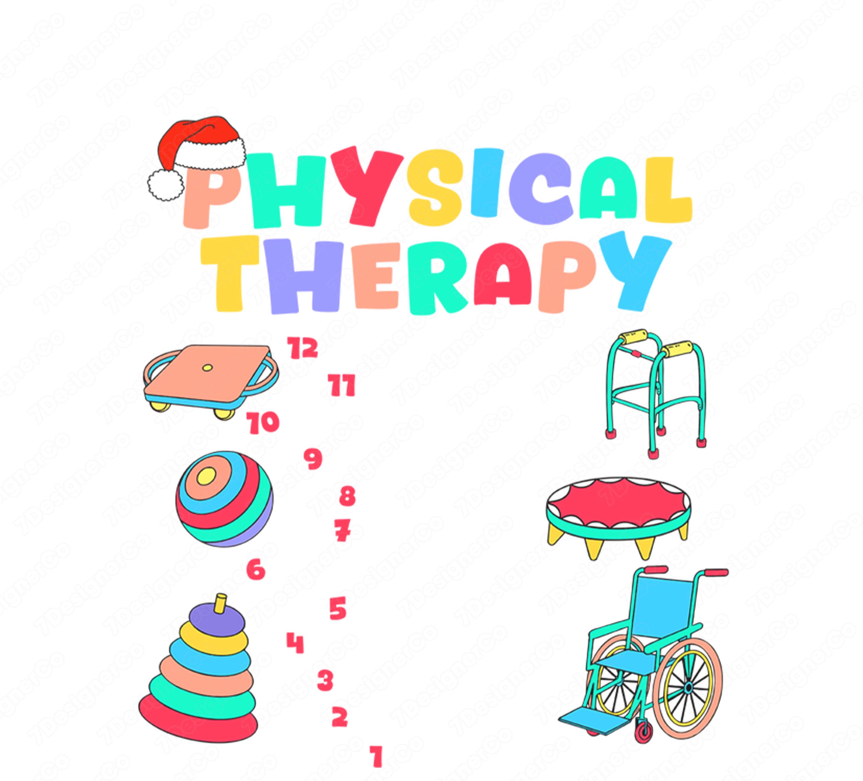 12 Days of Physical Therapy Christmas PNG (digital Download) - Etsy