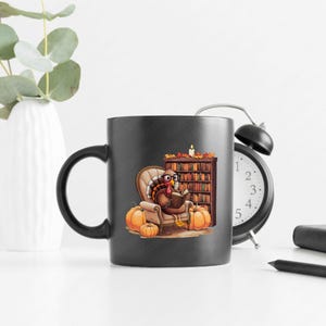 Thanksgiving Turkey Reading Book PNG, Fall Vibes (digital Download) - Etsy