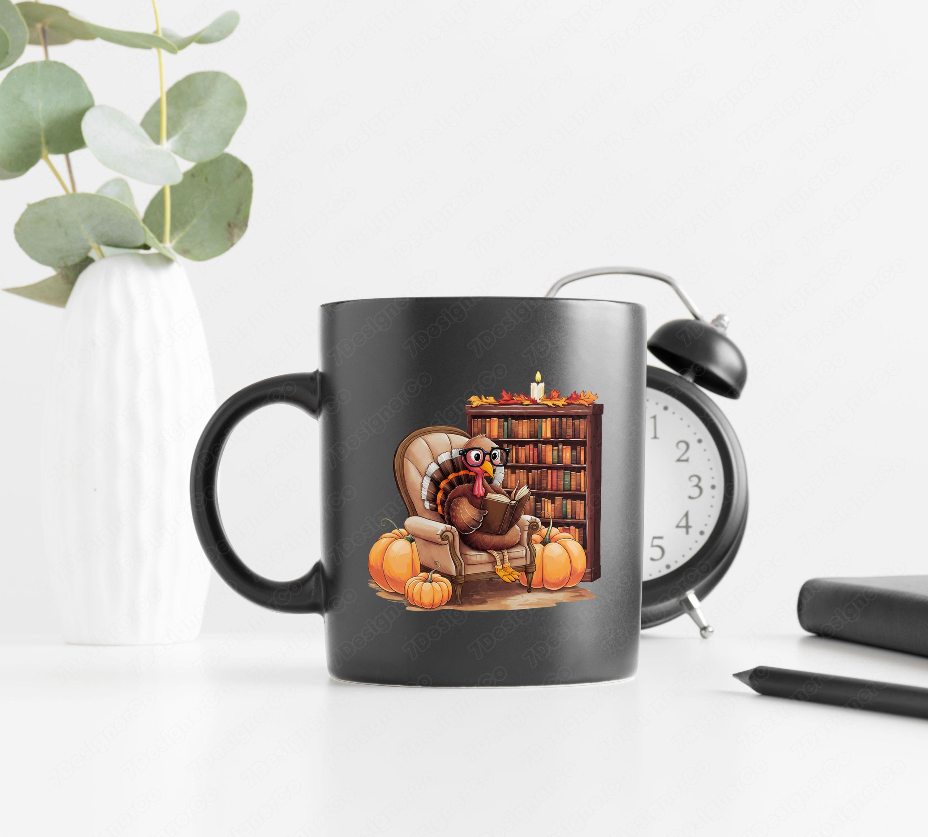 Turkey Reading Book PNG, Happy Thanksgiving PNG, Thanksgiving Turkey ...