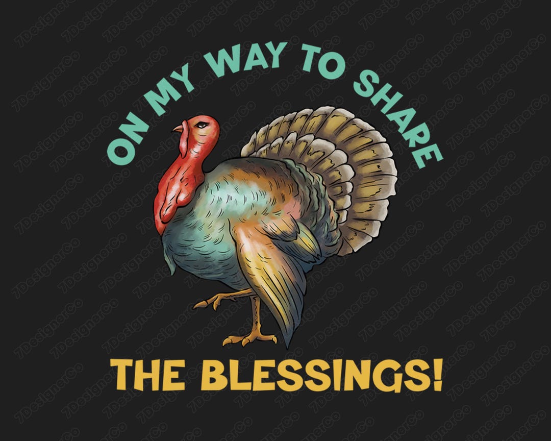 Thanksgiving Turkey Jesus PNG, Share Blessings (digital Download) - Etsy