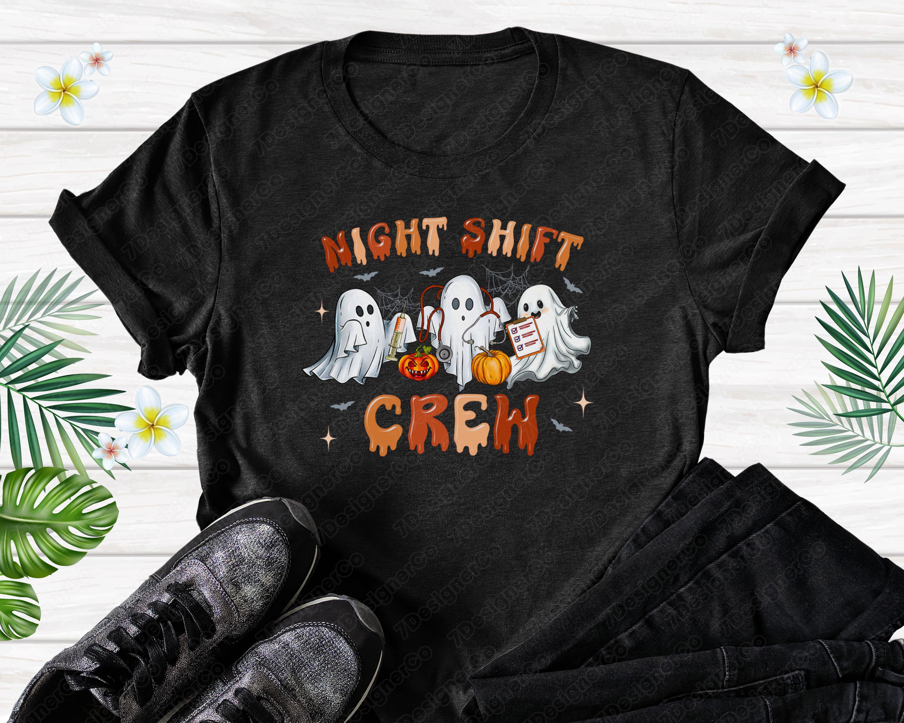 Night Shift Crew Png, Halloween PNG, Spooky Season PNG, Halloween ...