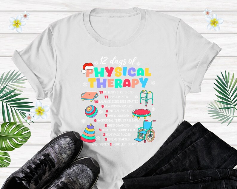 12 Days of Physical Therapy Christmas PNG (digital Download) - Etsy