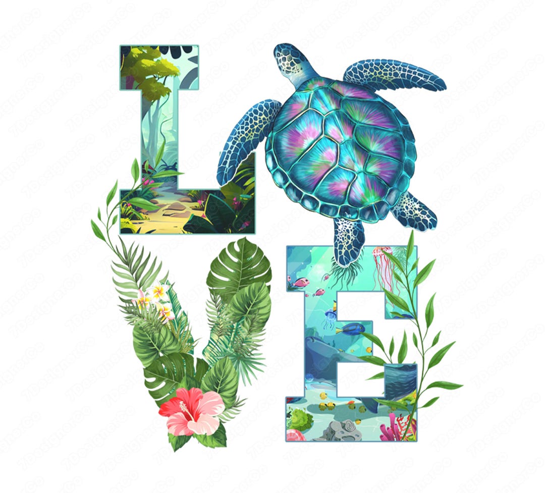 Love Turtle Earth Day PNG, Earth Day Png, Happy Earth Day Png, Save the ...