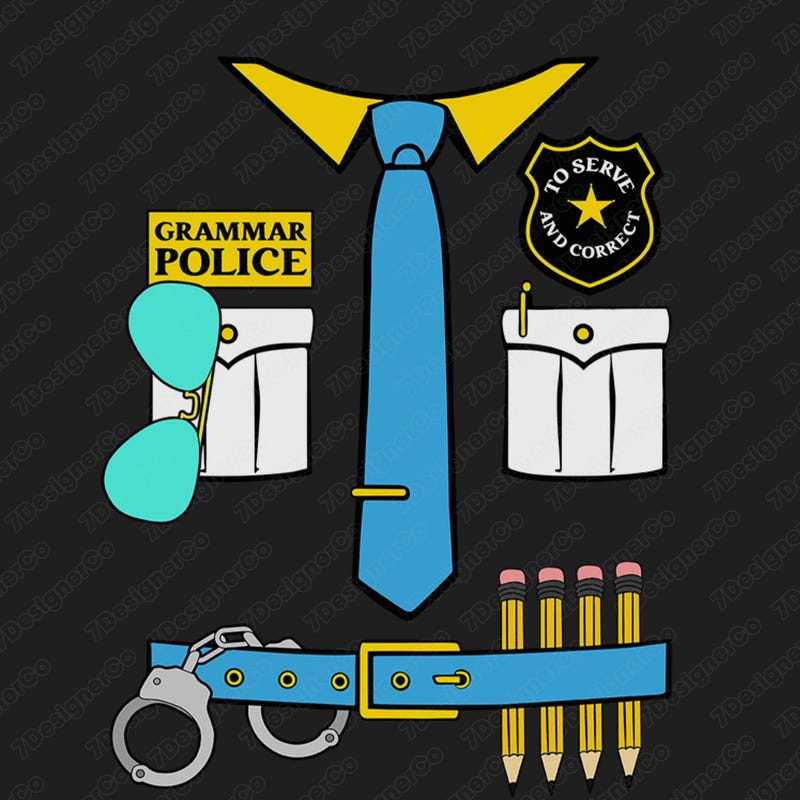 Grammar Police - Etsy