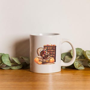 Thanksgiving Turkey Reading Book PNG, Fall Vibes (digital Download) - Etsy