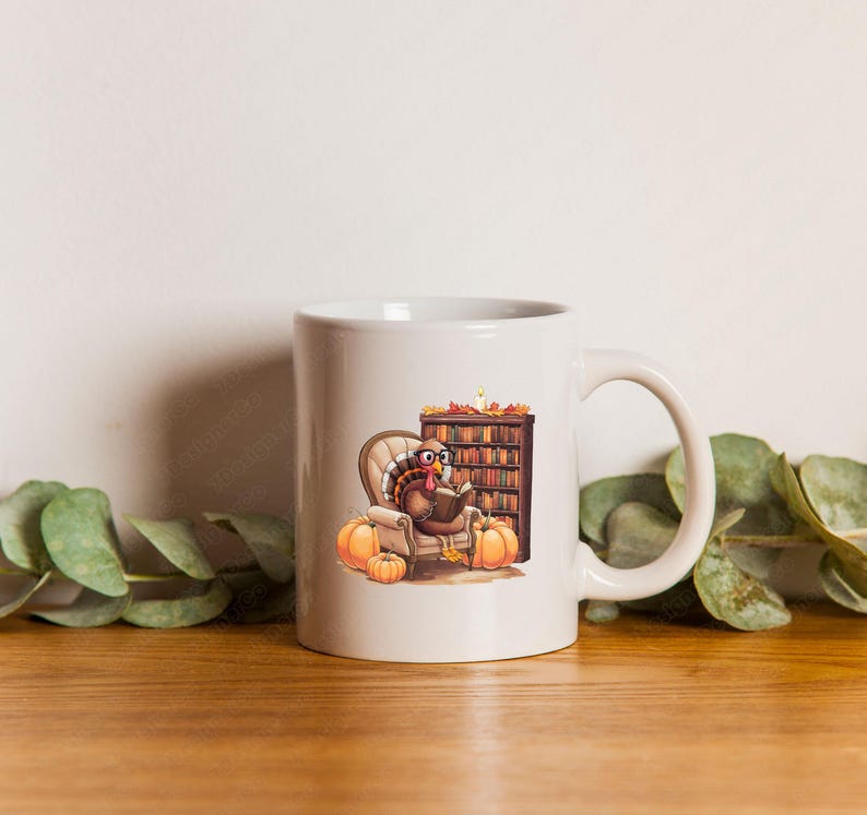 Turkey Reading Book PNG, Happy Thanksgiving PNG, Thanksgiving Turkey ...