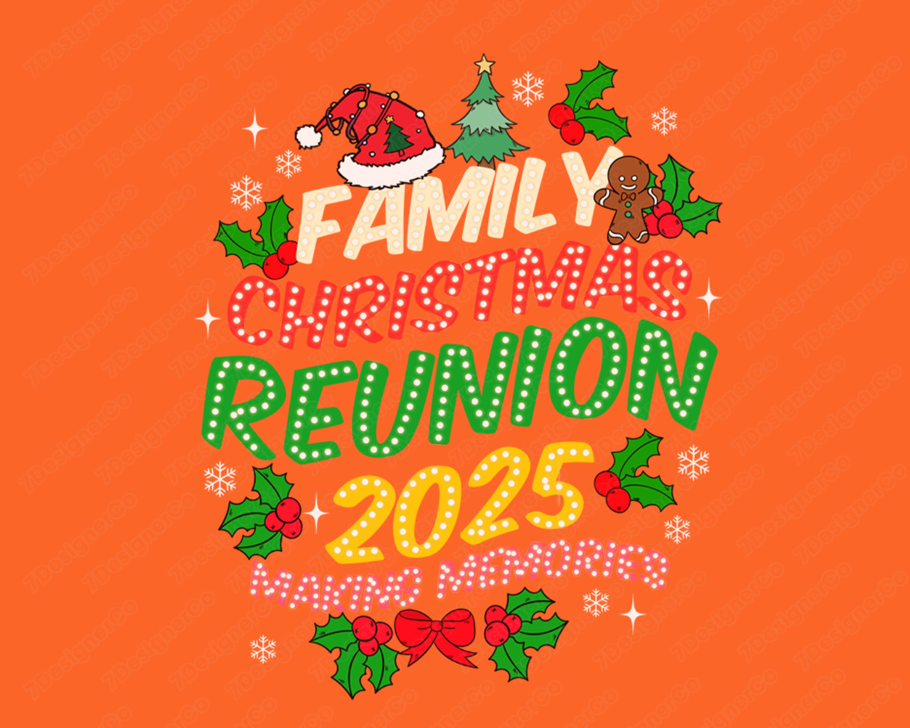 Family Christmas Reunion 2025 PNG (digital Download) - Etsy
