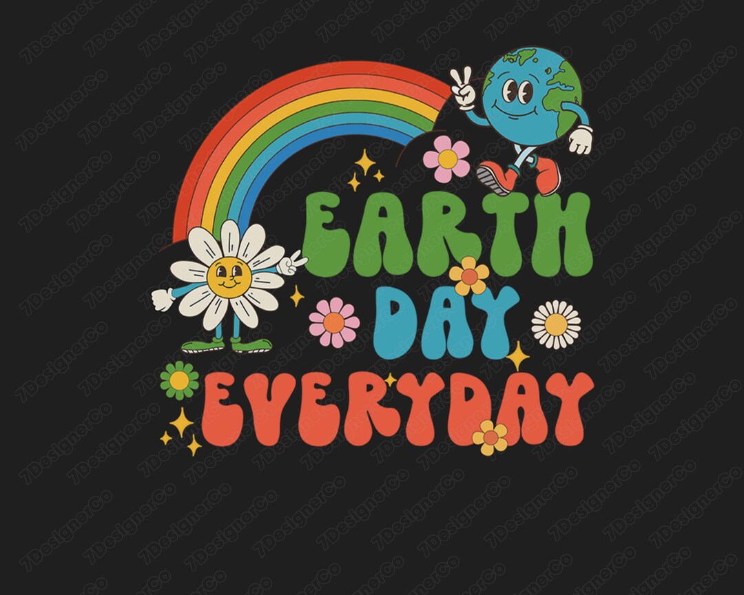 Earth Day Rainbow PNG, Earth Day Png, Happy Earth Day Png, Save the ...