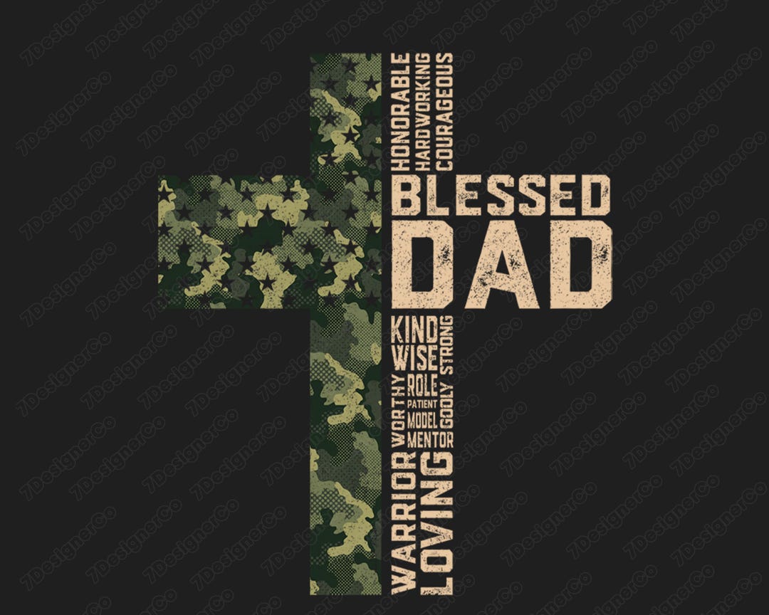 Blessed Dad Png, Fathers Day Png, Father Png, Best Dad Ever Png, Dad ...