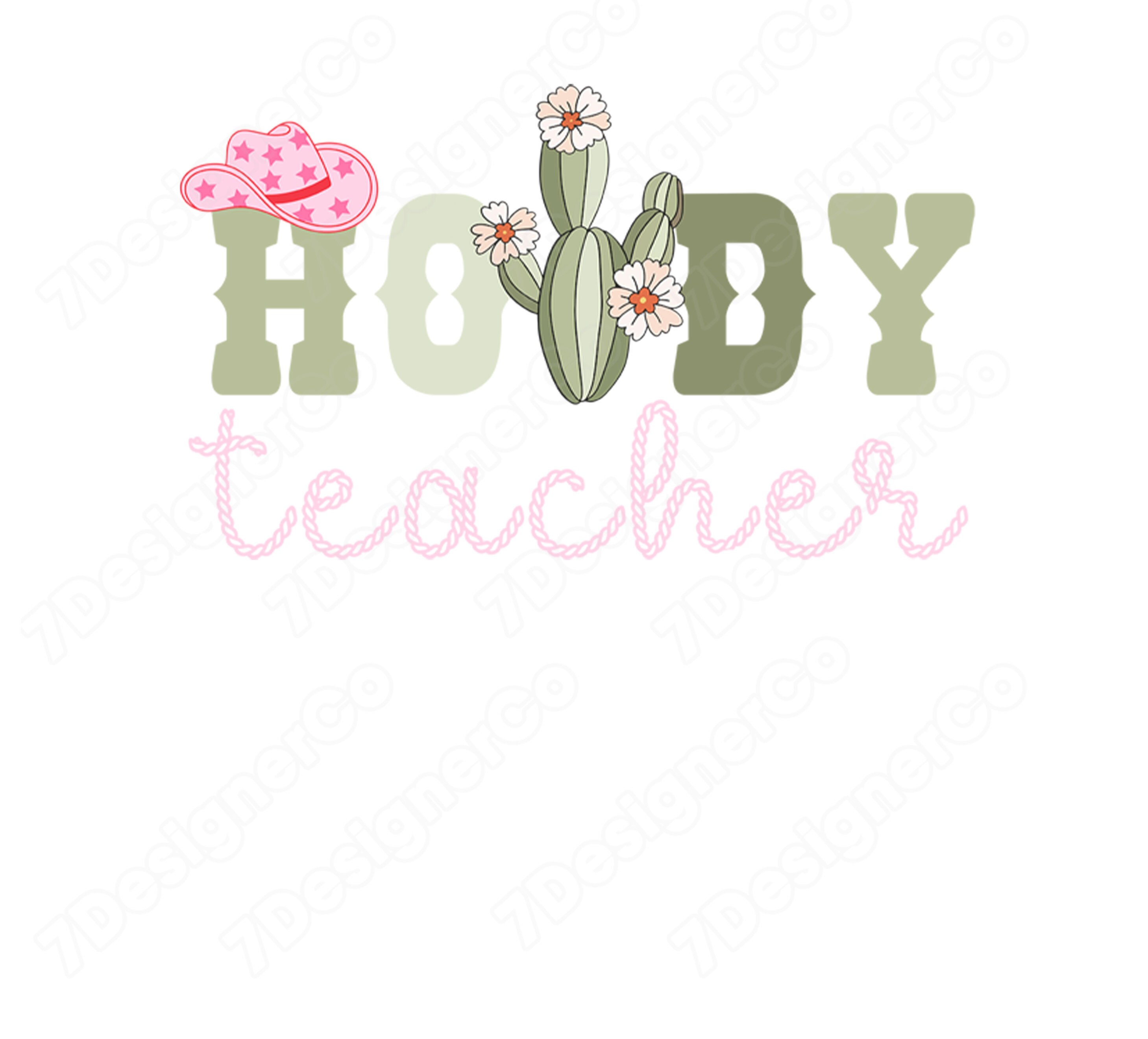 Howdy Teacher PNG, Back to School PNG, First Day of School, Howdy ...