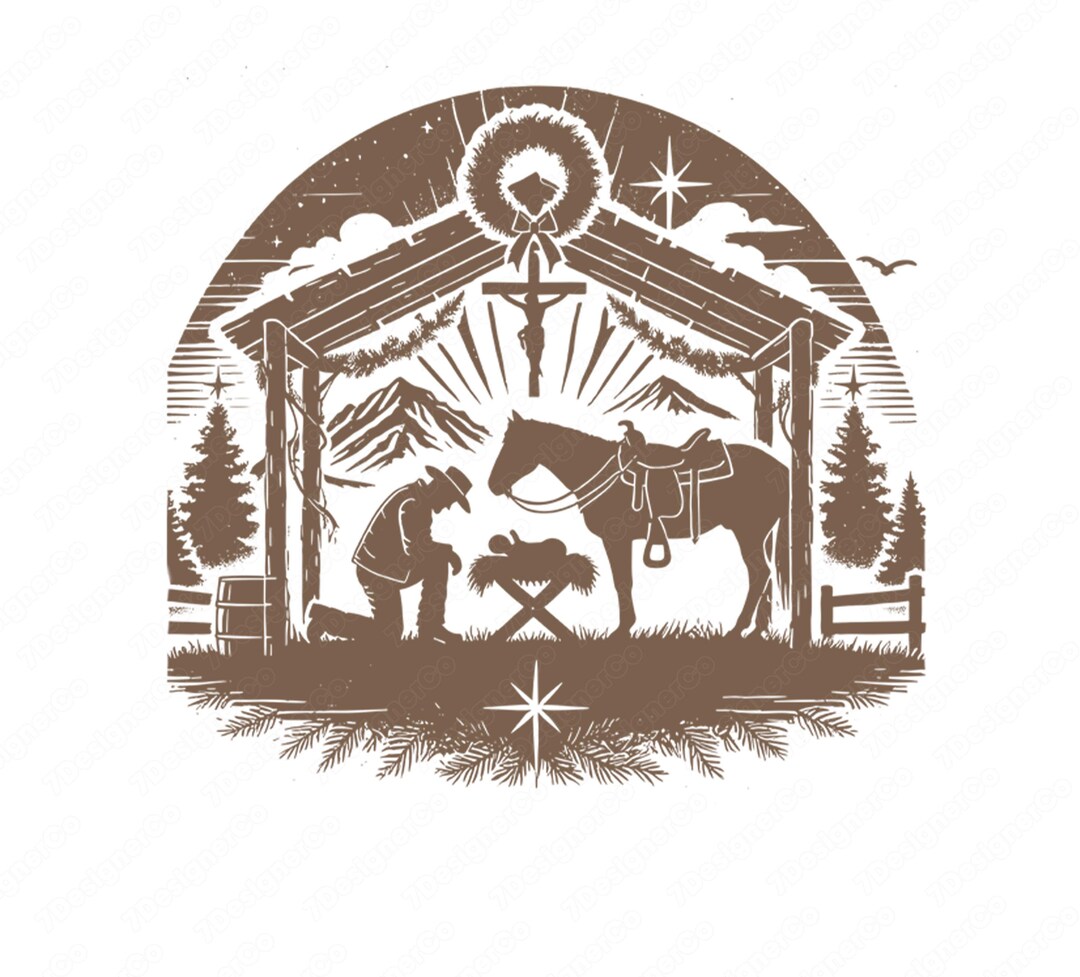 Cowboy Christmas Png, Merry Christmas Png, Christmas Family Png ...