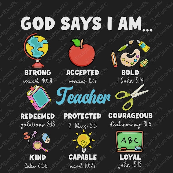 Christian Back to School Png - Etsy
