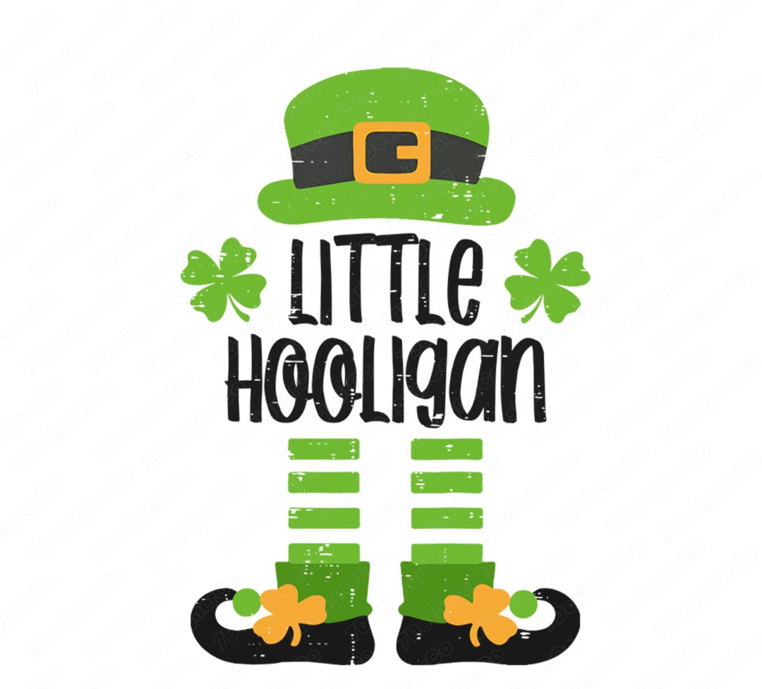 Little Hooligan PNG, Patricks Day PNG, Irish Day PNG, Shamrock Png, St ...