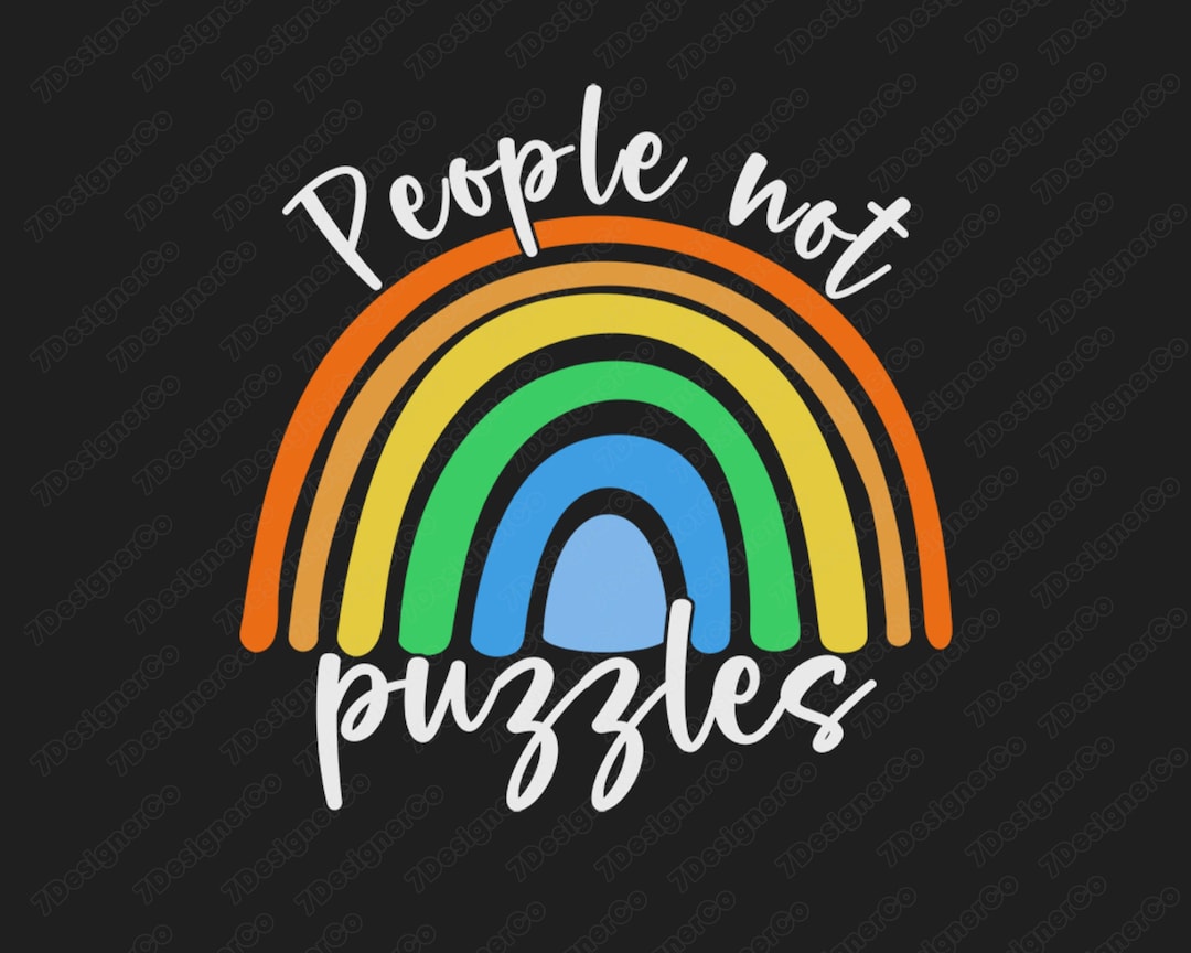People Not Puzzles PNG, Autism Png, Autism Awareness Png, Autism Ribbon ...