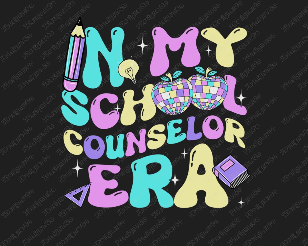 In My School Counselor Era PNG, Back to School PNG, First Day of School ...