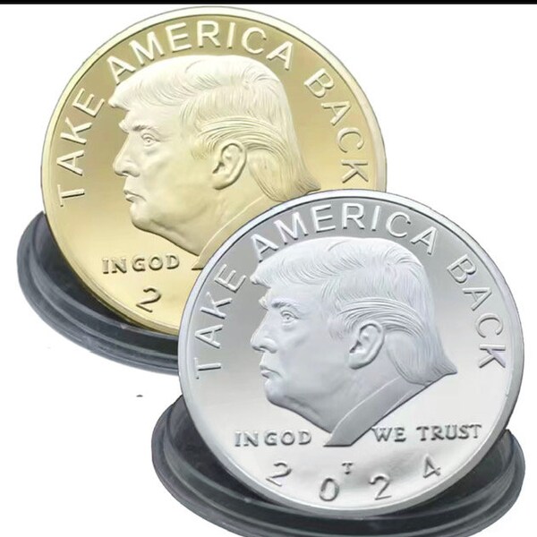 Trump 2024 Gold Coin - Etsy