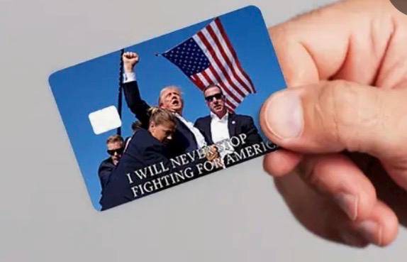 Trump Assassination Debit Card Sticker 2024 Trump Shoting Credit Card ...