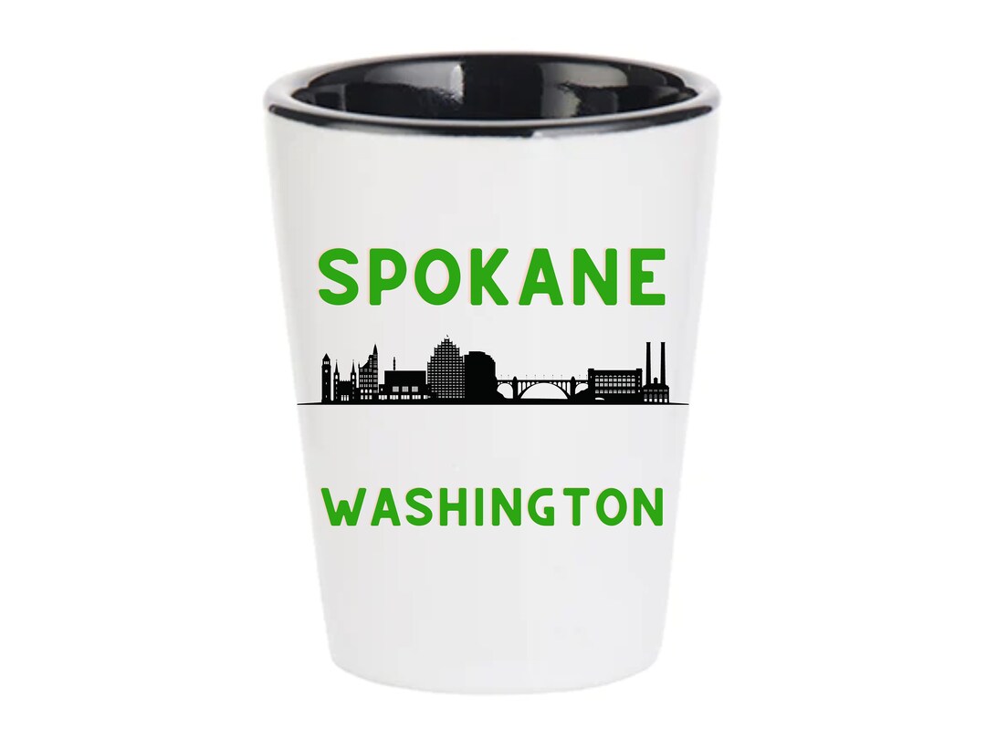 Spokane Washington Shot Glass, Shot Glasses for Women, 33 Birthday Shot ...