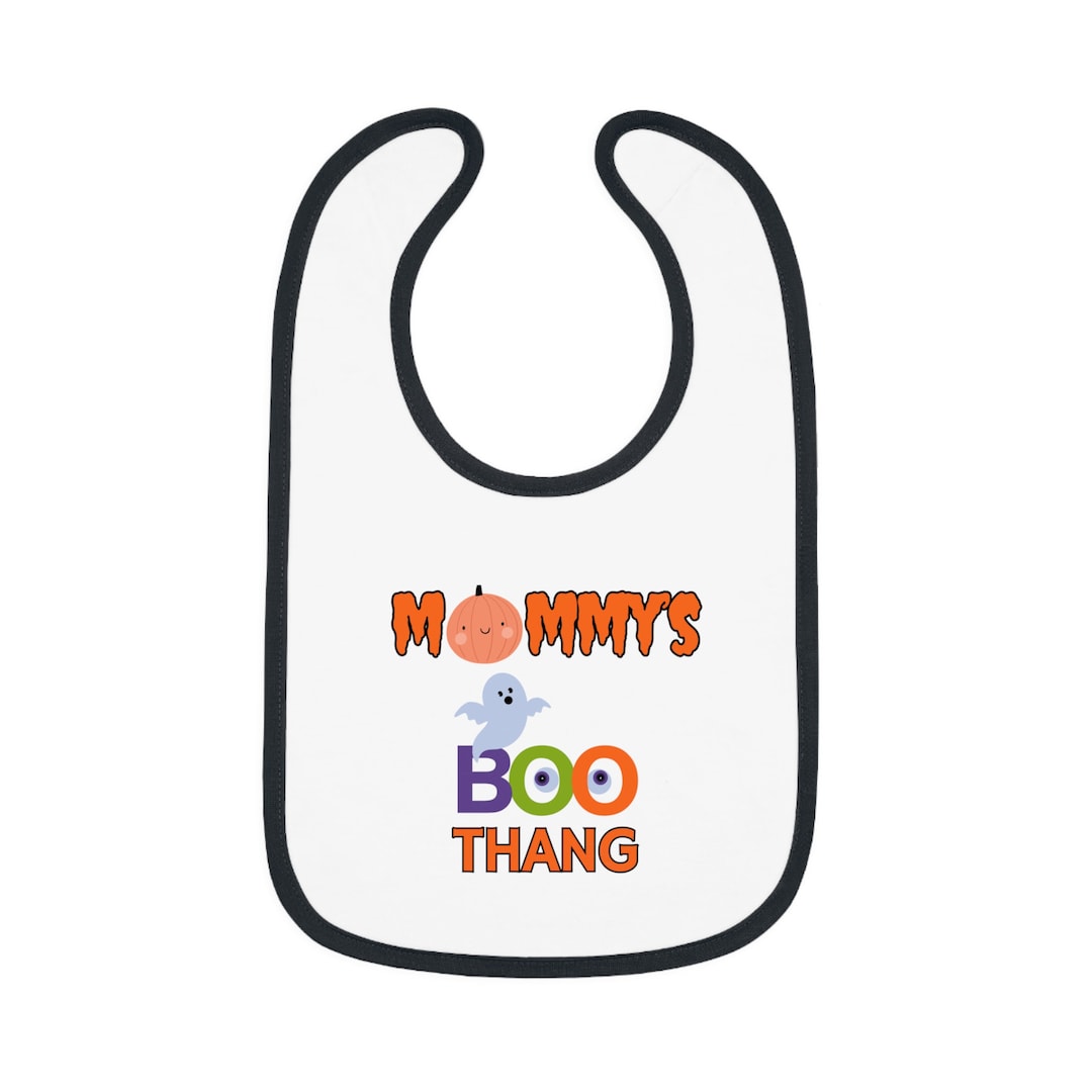 Boo Thang Baby Outfit, Hey Boo Thang, Halloween Baby Bib, Funny ...