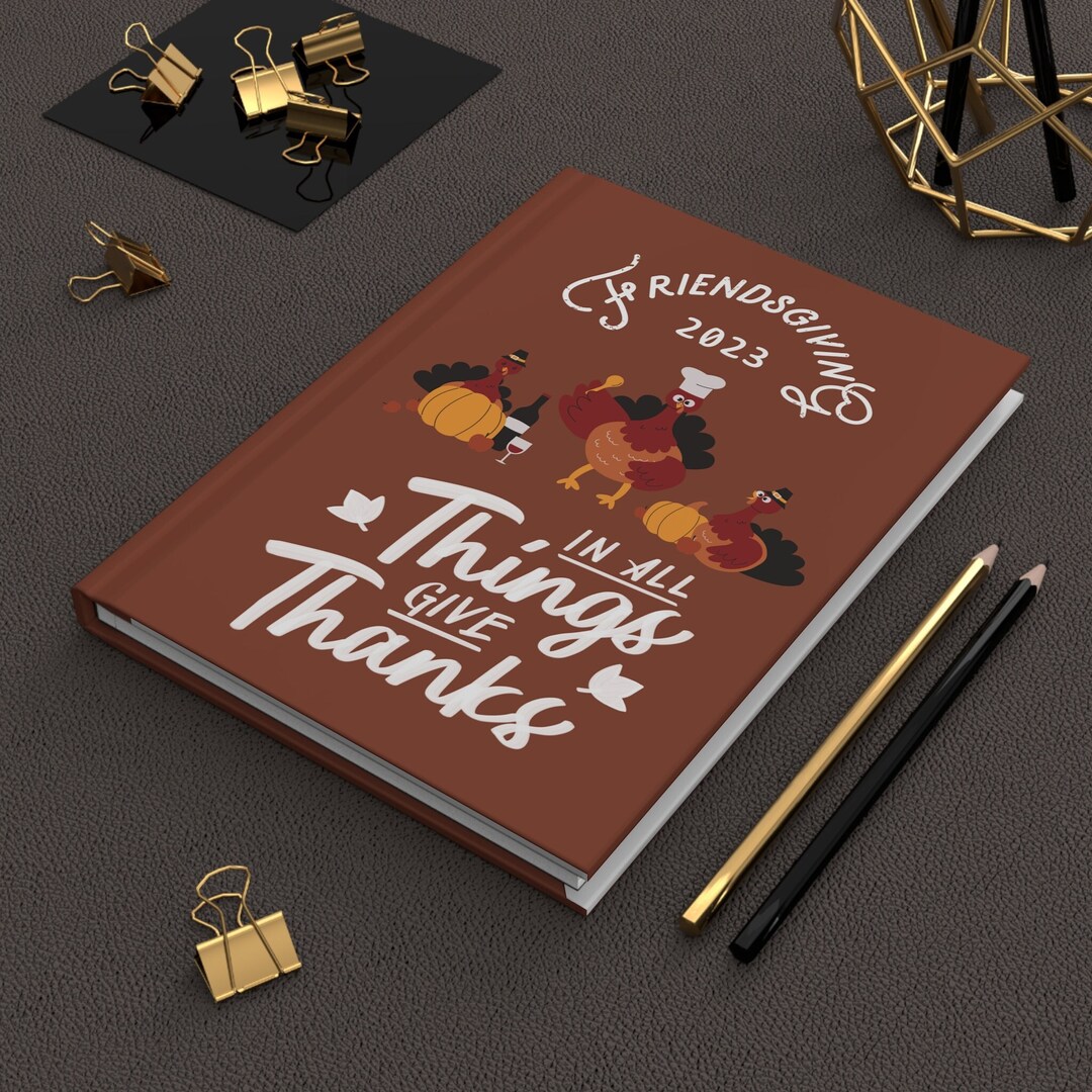 Happy Friendsgiving Journal, Friendsgiving Party Decorations ...