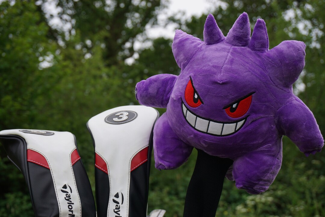 Plush Pokemon Golf Driver Head Cover | Golf Gift | Pikachu, Gengar ...