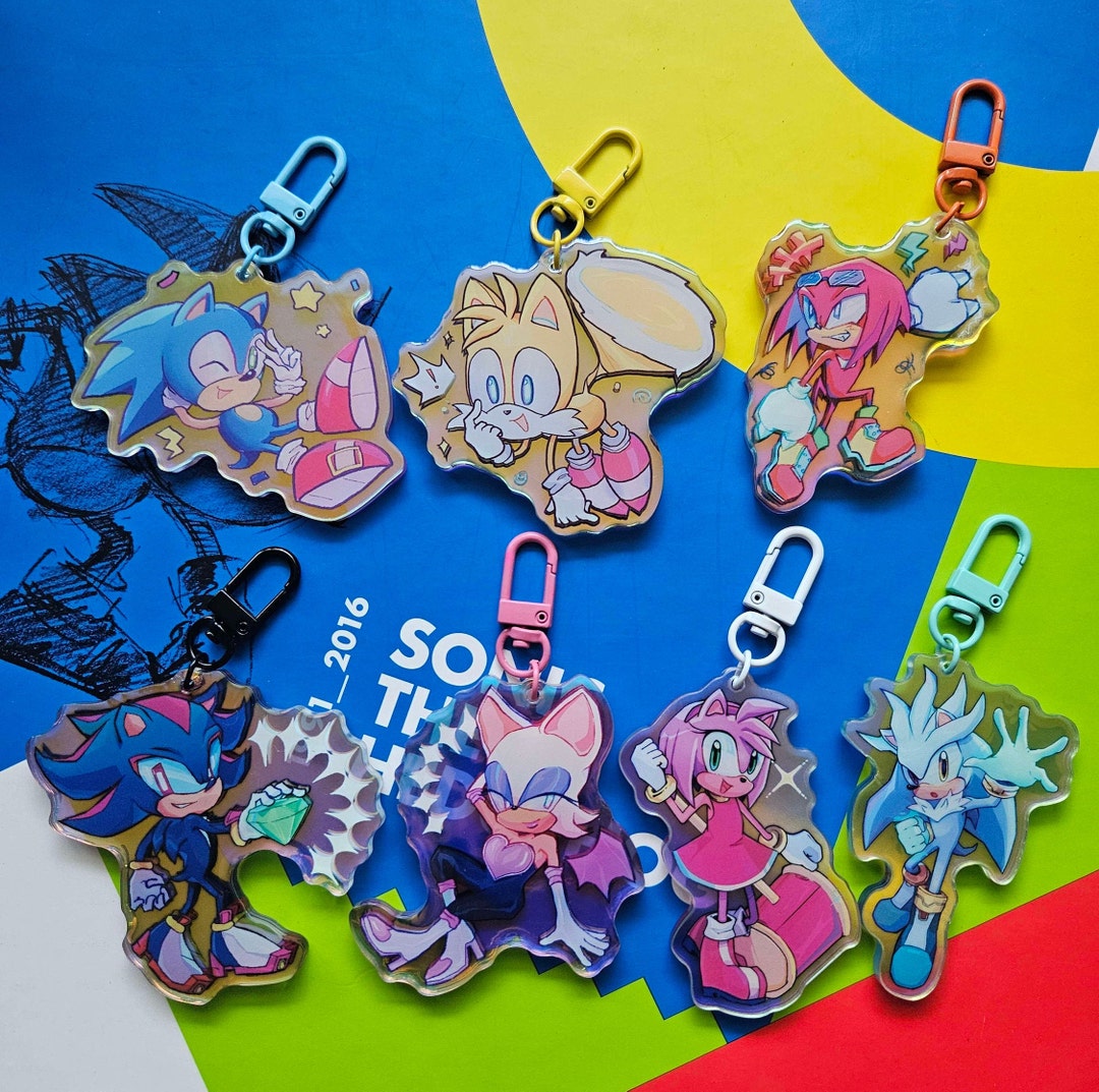 3'' Sonic Charms - Etsy