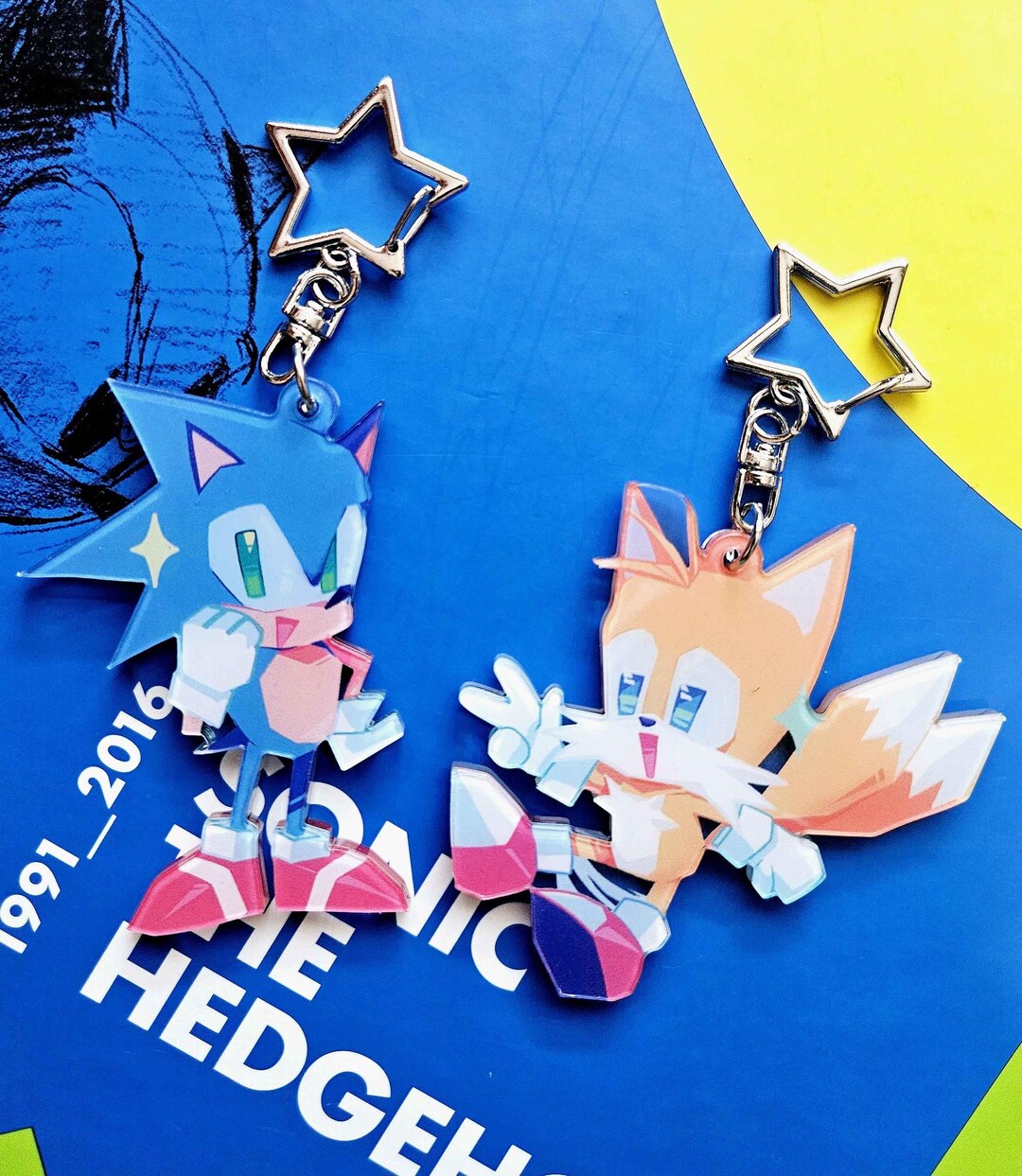 Diecut Sonic Charms (V.1) - Etsy