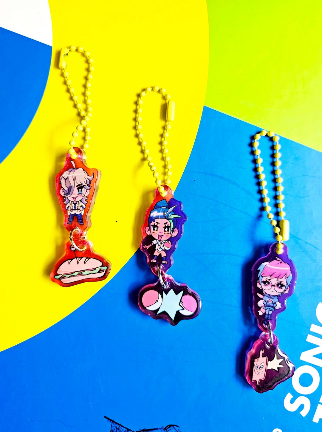 Pokemon Scarlet/violet Linking Charms - Etsy