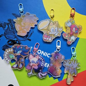 3'' Sonic Charms - Etsy