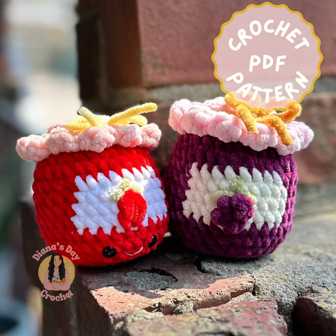 Mini Jammie Jam Jar Pattern, Crochet Jam Pattern - Etsy