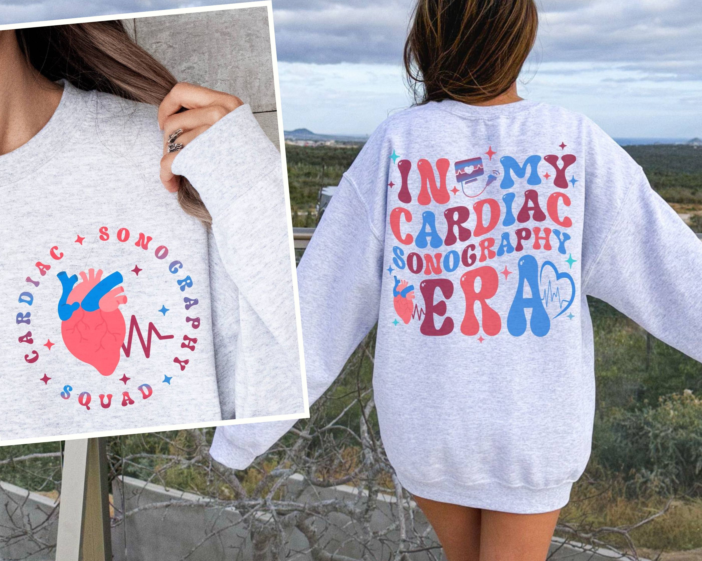 Cardiac Sonography Squad Sweater, Ultrasound Technologist Shirt, CVICU ...