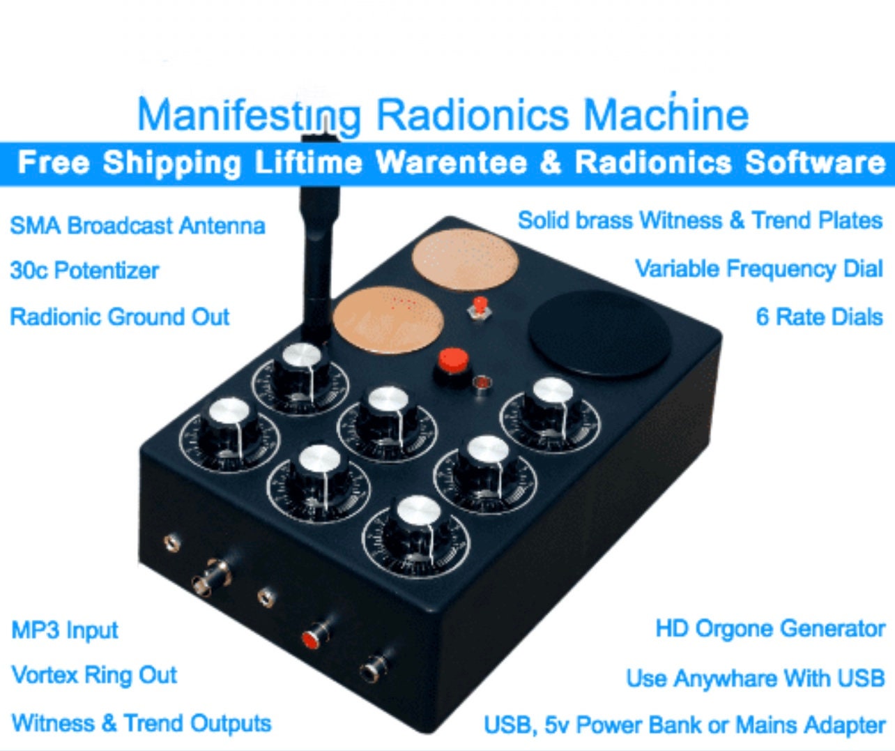 The Radionix Pro Advanced Radionic Instrumentmanifesting - Etsy