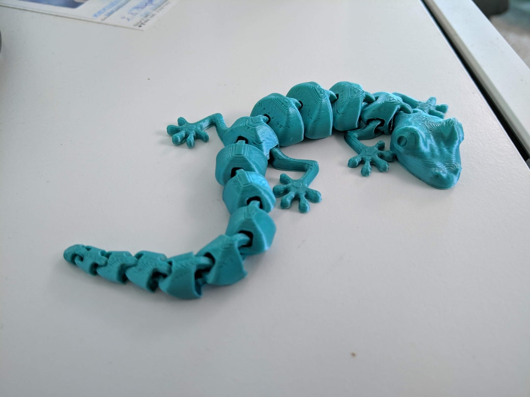 3D Printed Articulated Gecko - Etsy