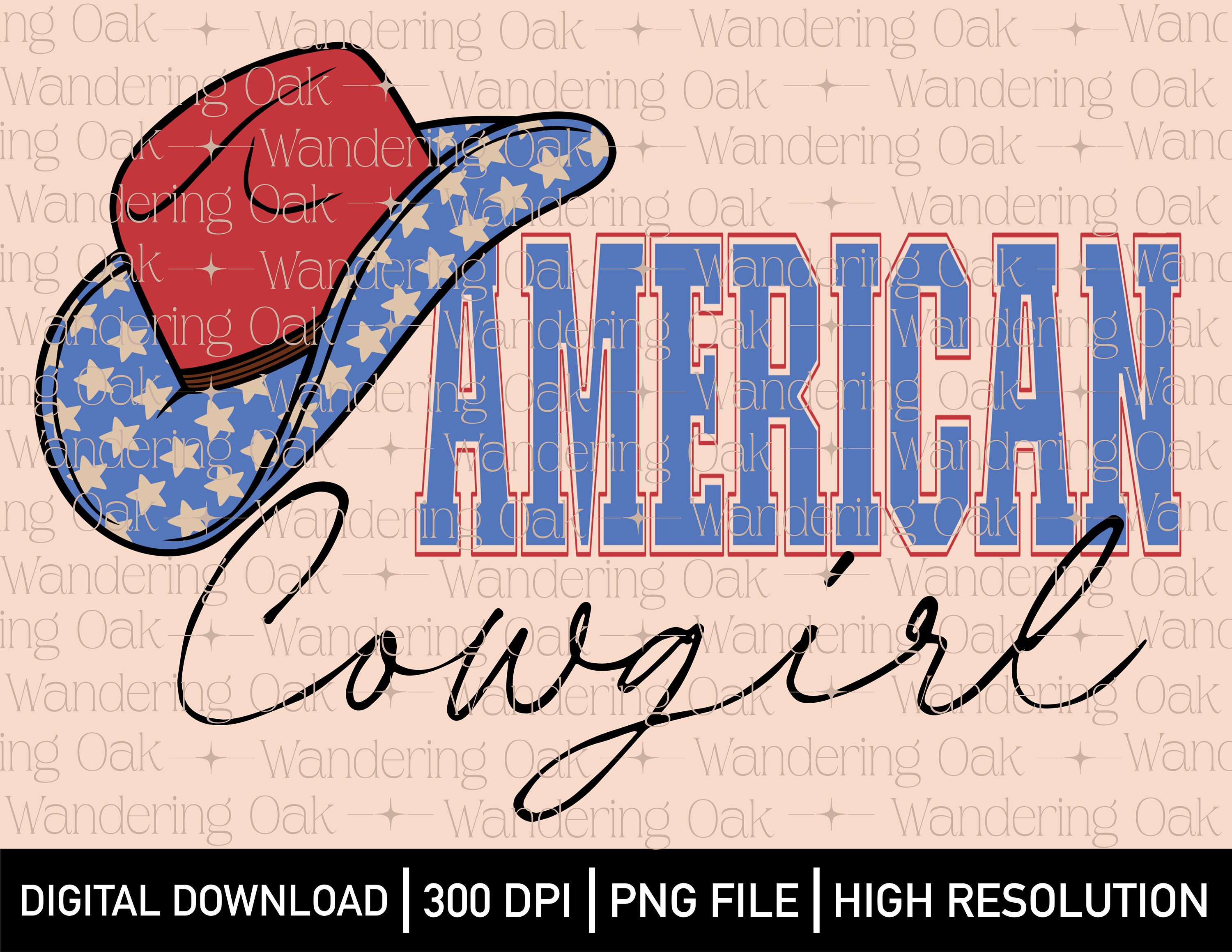 American Cowgirl PNG 4th of July Png American Flag PNG American Flag ...