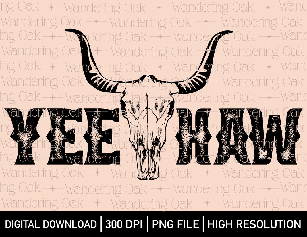 Yee Haw PNG Western Png Country Music PNG Country Music Screen Print ...