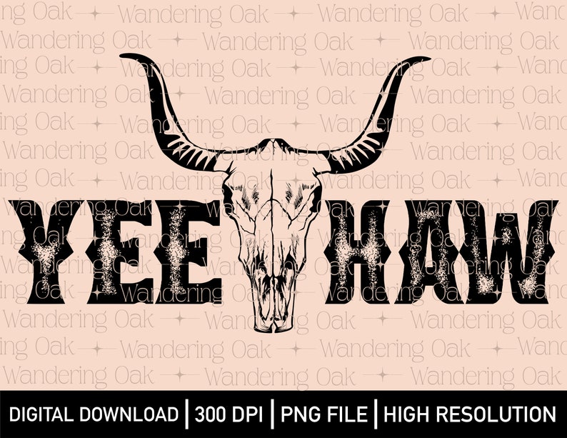 Yee Haw PNG Western Png Country Music PNG Country Music Screen Print ...