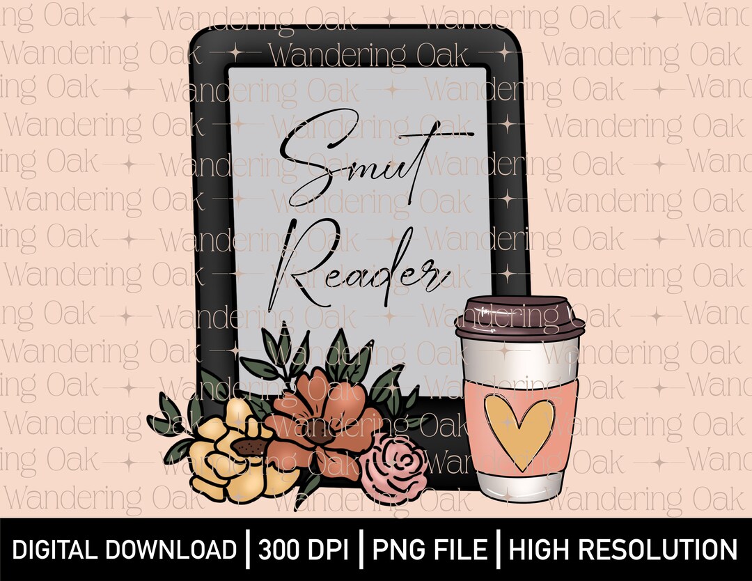 Smut Reader Png Book Lover Png Vintage Book Png Spicy Book Lover Png ...