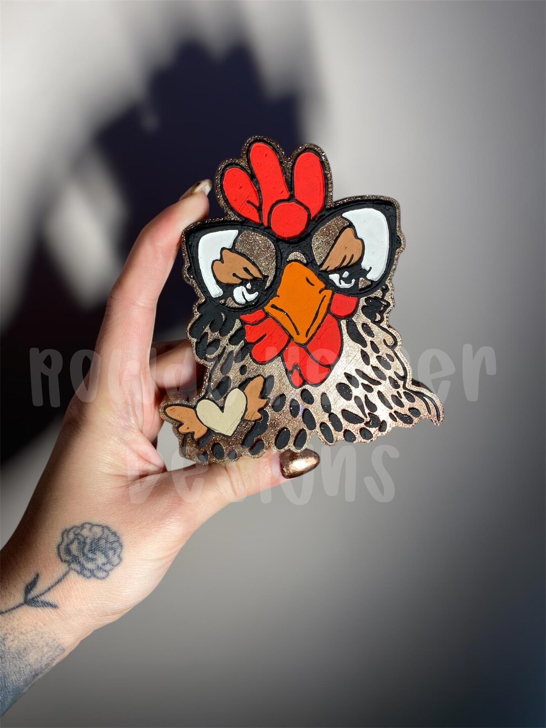 Judgin Chicken Freshie - Etsy