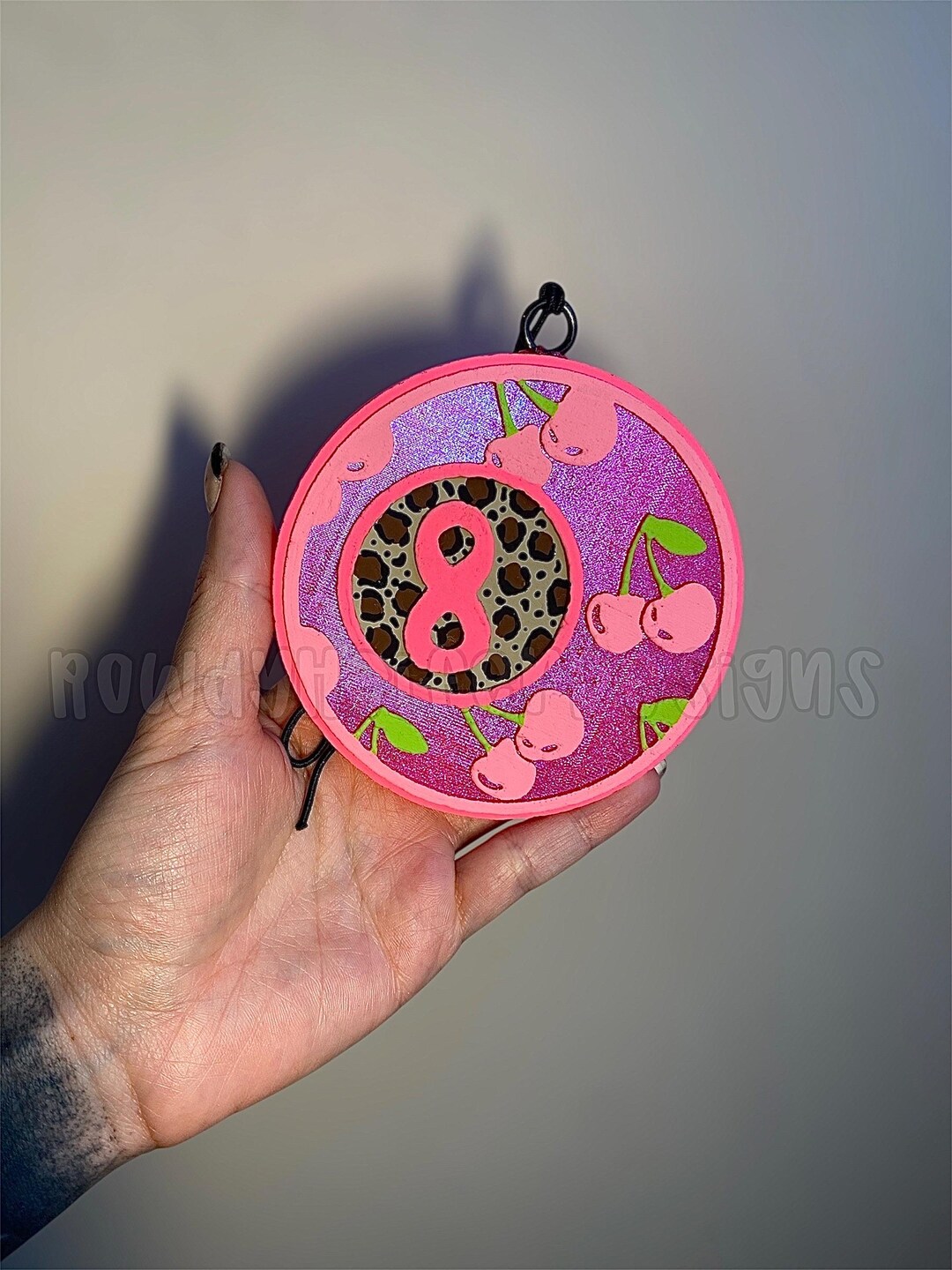 Pink Cherry 8 Ball Freshie - Etsy