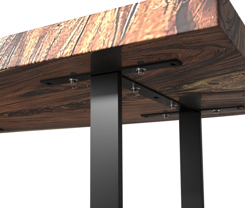 Rustic/ Artisinal "u" Table Legs(2pc),heavy-duty Table Legs, U-shaped ...