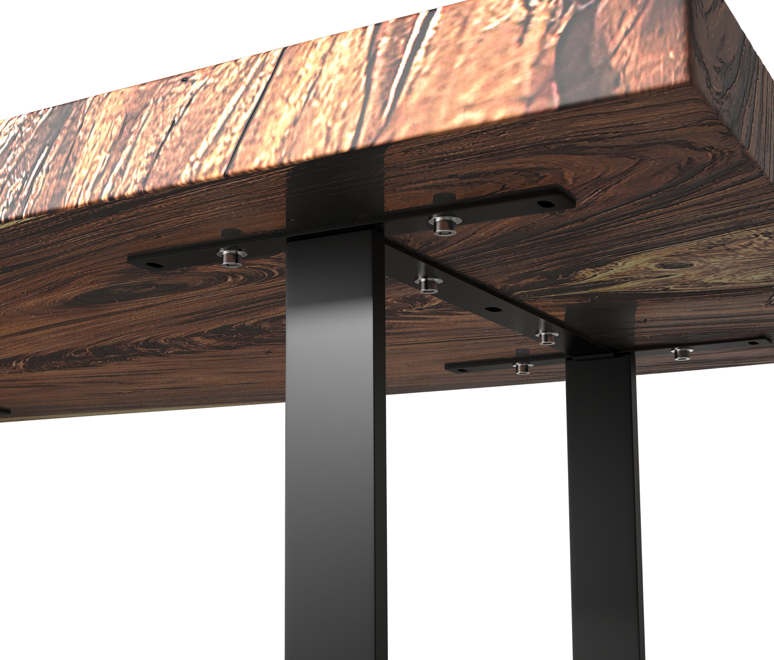 Rustic/ Artisinal u Table Legs2pc,heavy-duty Table Legs, U-shaped Legs ...