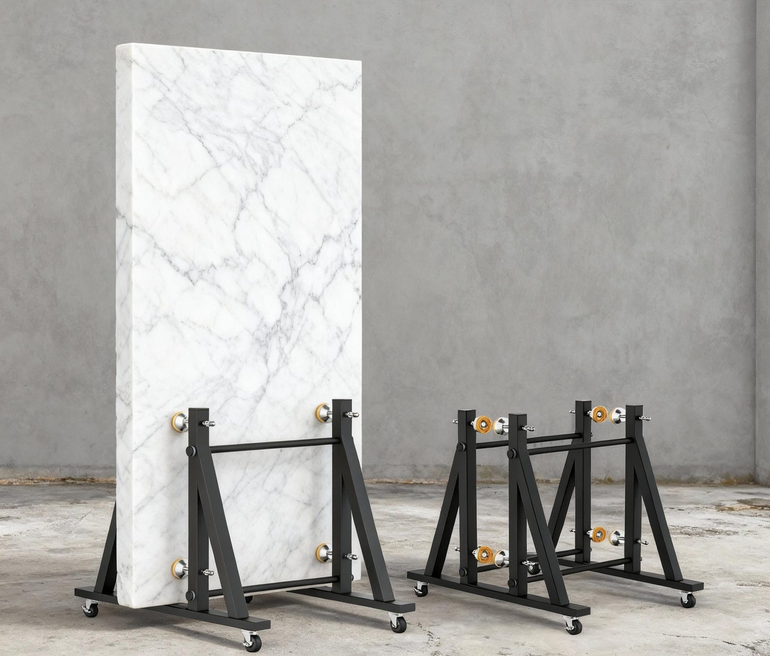 Heavy-duty Display Rack for Slabs & Doors | Industrial-grade Stand for ...