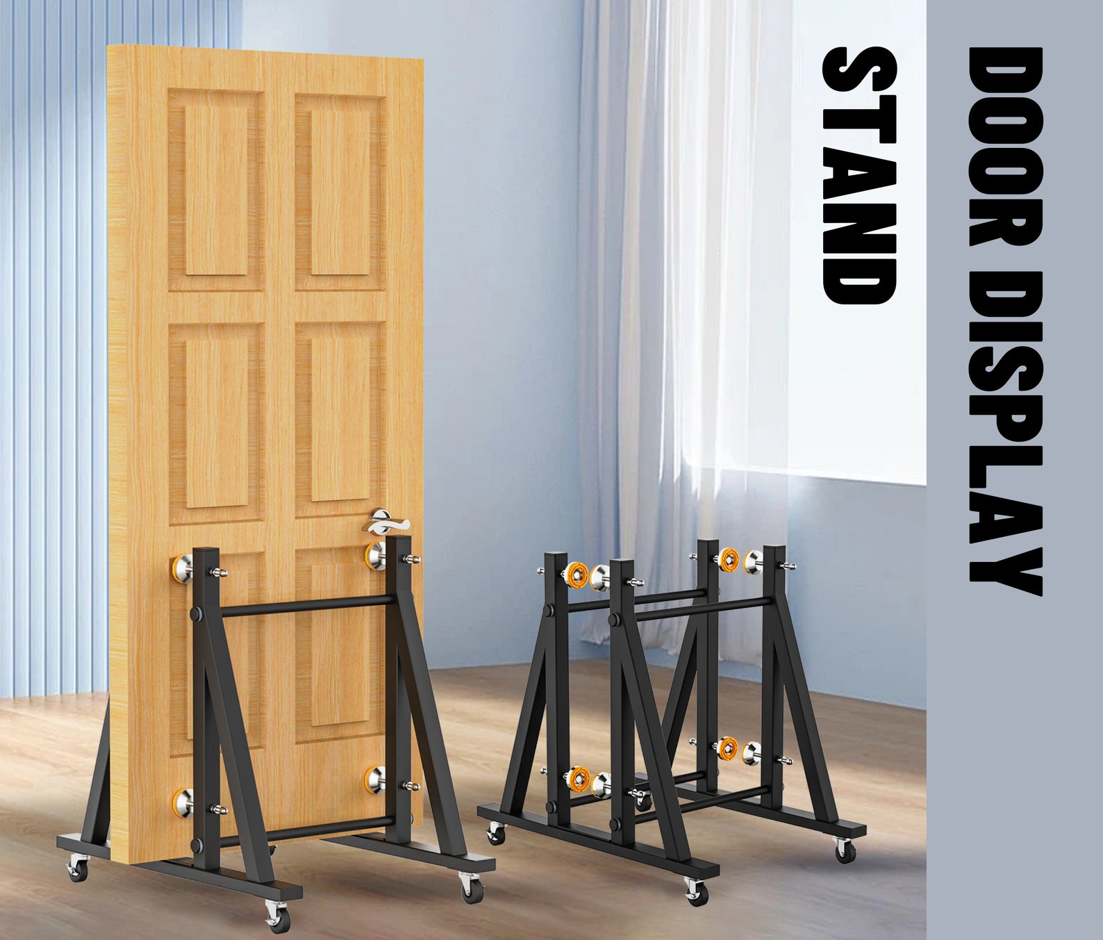 Heavy-duty Display Rack for Slabs & Doors | Industrial-grade Stand for ...