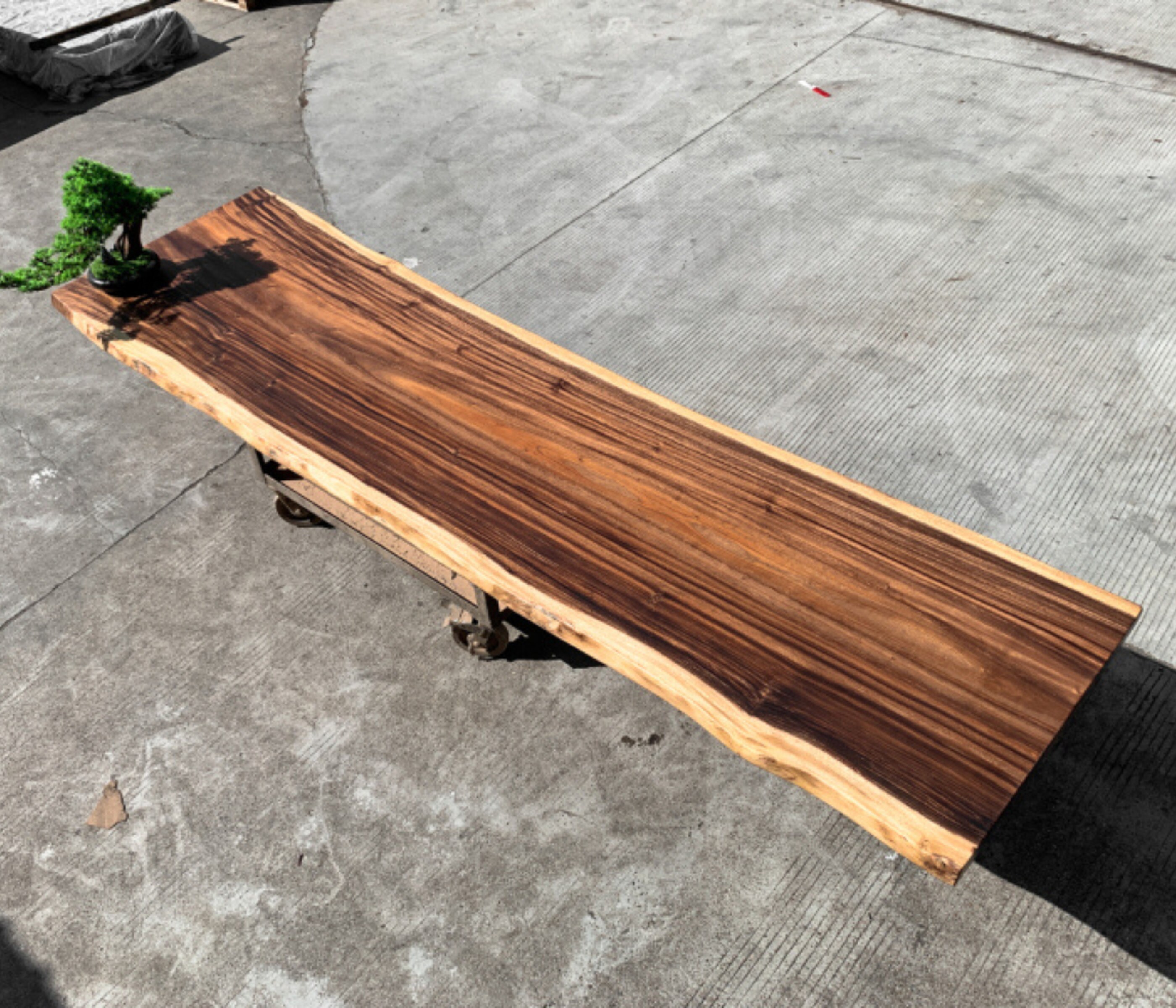 Sale! 16ft Extra Long Live Edge Slab, Extra Long Conference Table, Wood ...